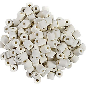 JIH Aquarium Bio Ceramic Rings Filter Media for Pond Fish Tank Canister Filter (4 lbs)