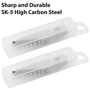 DIYSELF 1 Pcs Craft Knife Hobby Knife with 11 Pcs Stainless Steel Blades Kit, 1pcs Steel 15MM Ruler for Art, Scrapbooking, Stencil(Gold)