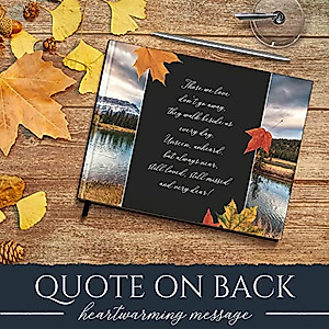 Celebration of Life Funeral Guest Book, Bridge Funeral Guestbook with Pen, Memorial Service Guest Book, Memorial Guest Book, Memorial Book, Funeral Book, Signature Book, Funeral Book Guest