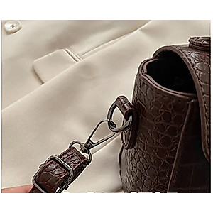 Purses and Handbags for Women Hobo Bags Women Tote Bags Leather Crossbody Shoulder Bags (Dark Brown)