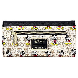 Loungefly Disney Mickey Mouse Hardware Faux Leather Wallet