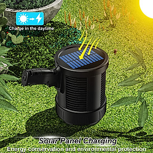 NiaoChao Rechargeable Spotlight, 990000 Lumens Led Spot Lights Handheld Large Flashlight Super Bright Outdoor Solar Spotlights Searchlight with Cob Light, 6 Modes, IPX5 Waterproof