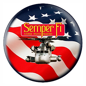 Marines Viz-A-Ball Bowling Ball (6lbs)