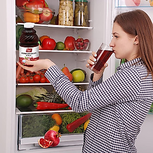 Lieber’s Pomegranate Juice – 32fl oz Pure and Natural Pomegranate Fruit Juice – No Added Sugar or Preservatives – Natural Juice Rich in Vitamin C and Antioxidants – Refreshing and Tasty