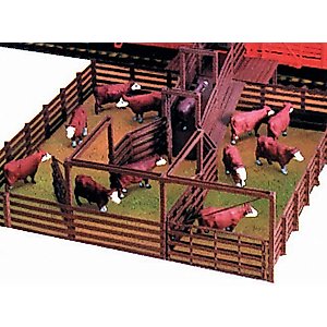 Life-Like Trains HO Scale Building Kits - Stock Pen