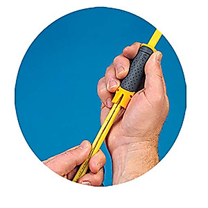 IDEAL Electrical 45-025 Lil’ Ripper Stripper – Wire Stripper w/ Slitting Blade, V-Notch, Flat Blade Clip