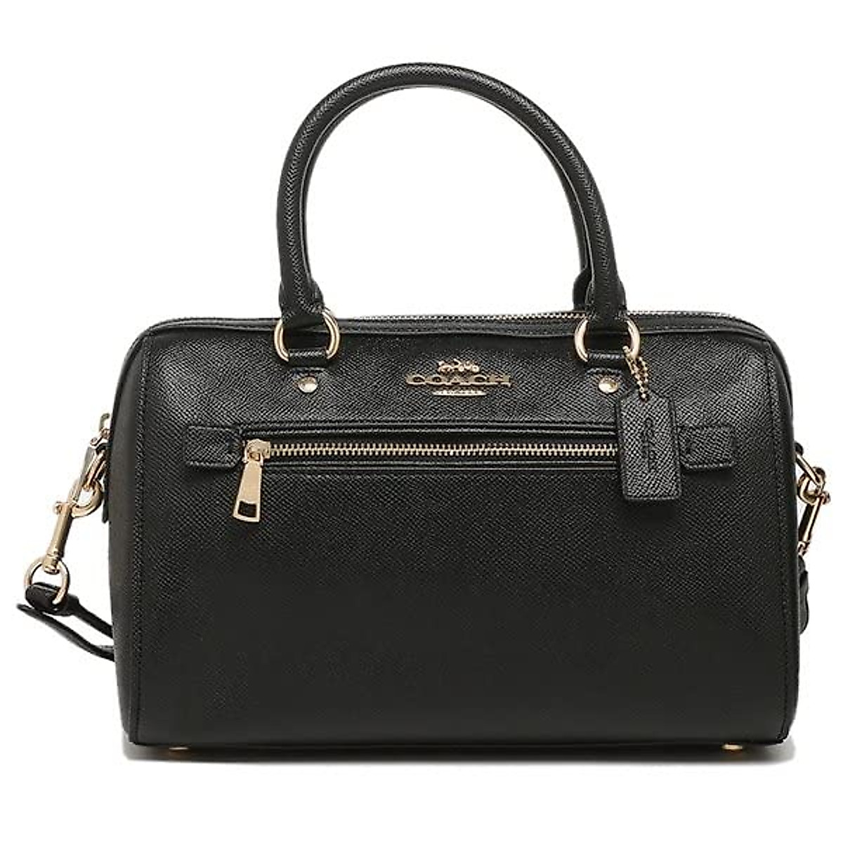 Coach Rowan Leather Satchel Crossbody Purse - #F79946 - IM/Black