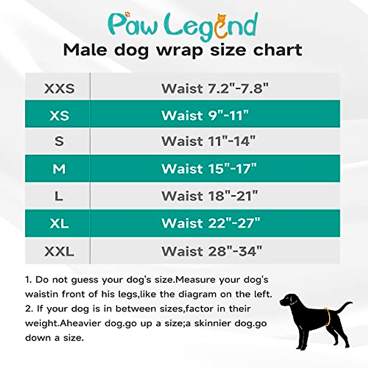 Paw Legend Washable Dog Belly Band Wrap Diapers for Male Dog | High Absorbing Puppy & Doggy Diapers Male (3 Pack,Multi-Colored,Small)