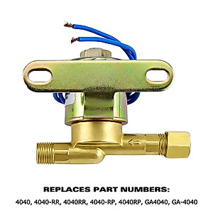 Funmit Humidifier Water Solenoid Valve 4040 Replacement for A.prilaire 220 224 400 500 600 700 Compared to Part # B2015-S85, B2017-S85 | 24 Volts | 2.3 Watts | 60 HZ | Blue