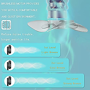 Alioth Portable Desktop Table Fan , Foldable with Base, 3 Speeds Super Quiet Personal Cooling Fan for Desktop Office Travel(Black)