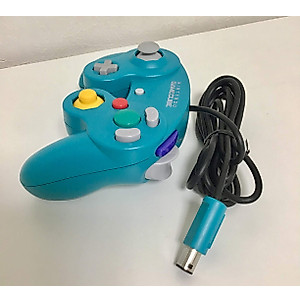 Nintendo GameCube dedicated controller emerald blue