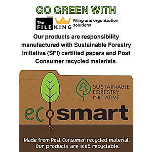 The File King Expanding Accordion File Folder | Letter Size | Box of 10 Redropes | 5.25” Expansion | Store and Organize Papers | Keep Records in One Place | Save Time Searching