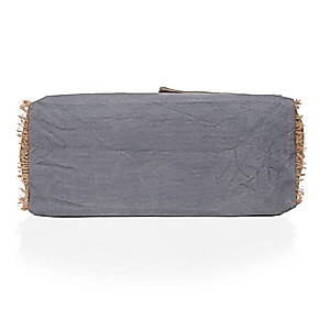 CLA 20 Inch Upcycle Canvas & Cowhide Leather Handbag for Women, weekend bag, beach bag for women, Canvas Hobo Bag for Women, Canvas Tote Bag for Women's