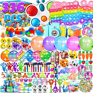 Daopai 336 pcs Party Favors for Kids 8-12, Fidget Toys Bulk,Goodie Bag Stuffers for Kids Birthday Gifts,Treasure Box Toys for Classroom Prize for Kids ,Carnival Prizes
