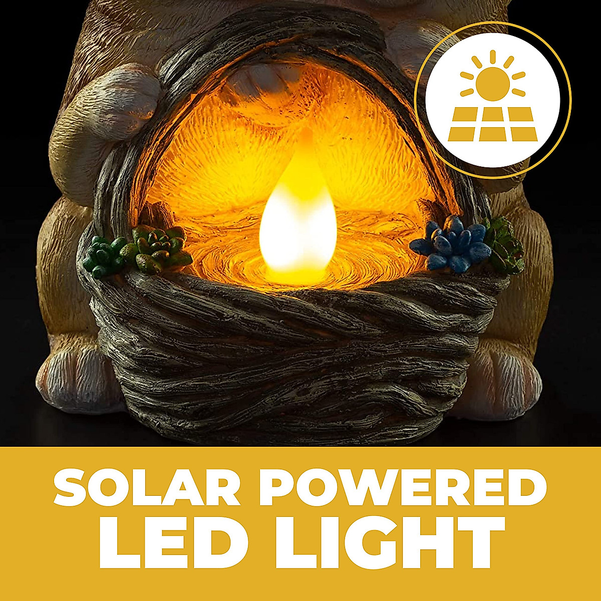 VP Home Rain Slicker Frog Solar Powered LED Outdoor Decor Garden Light Frog Light Frog Garden Figurines Frog Lawn Statue Frog Solar Lights Outdoor Frog Yard Decor Frog Light Garden Frog