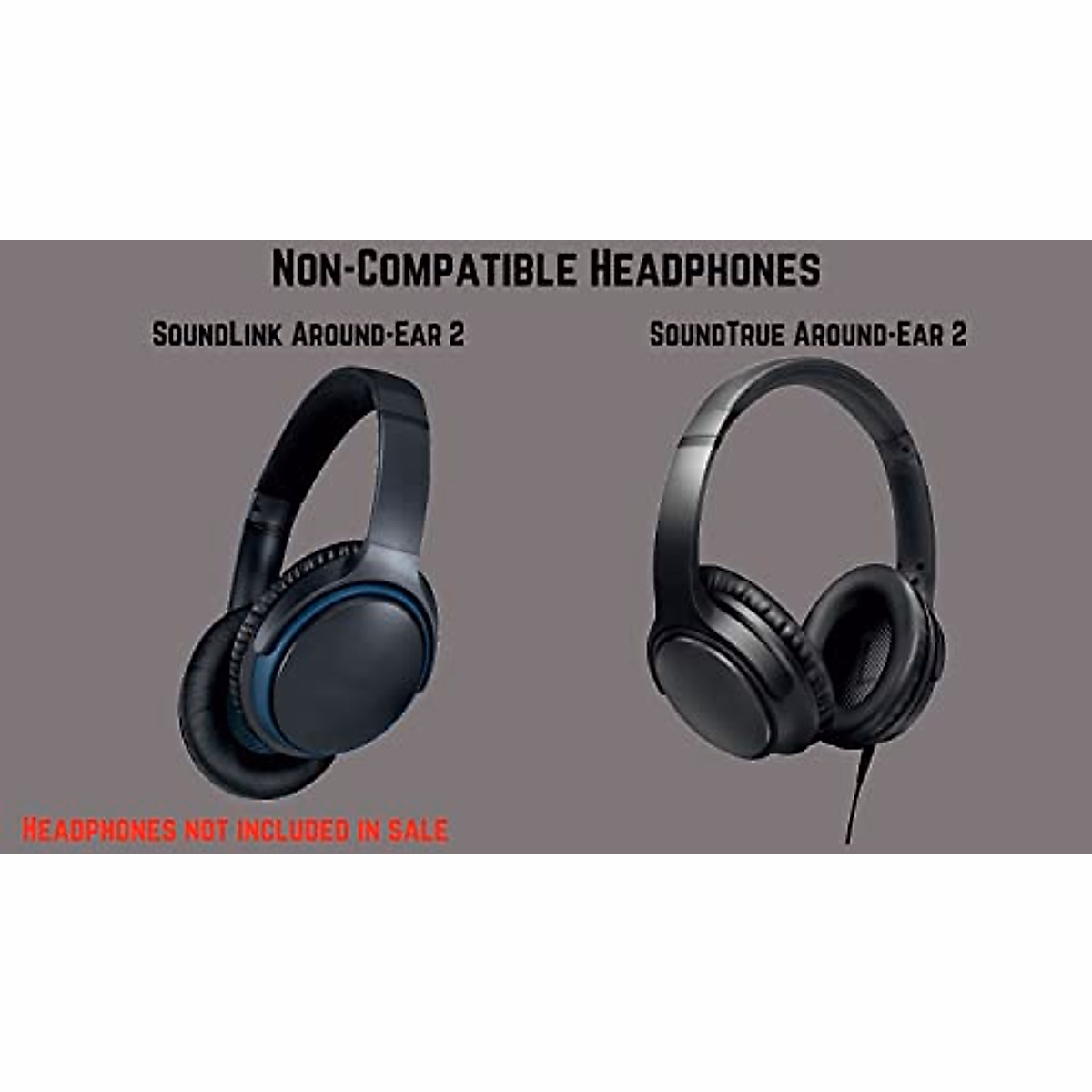 Replacement AE2 Headband/SoundTrue Headband V2 Cushion. Compatible with Bose Around-Ear 2 (AE2), SoundLink Around-Ear 1, Around-Ear Wireless (Ae2w) and SoundTrue Around-Ear 1 Headphones