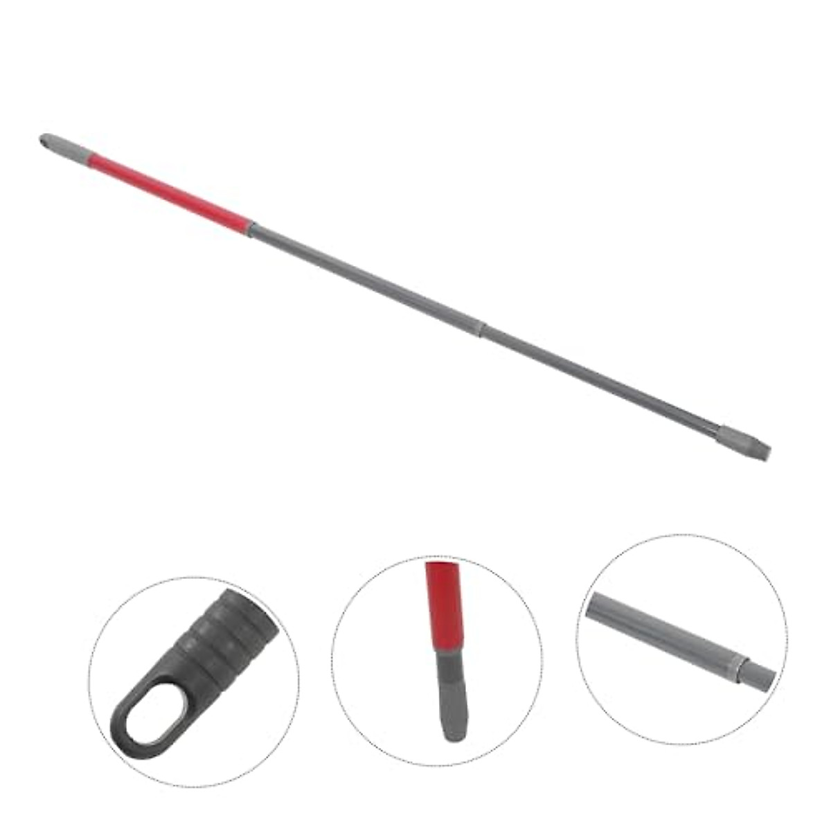 KOMBIUDA Mop Stick Mop Replacement Handle Household Mop Pole Replacement Mop Rod Commercial Mop Extendable Mop Pole Broom Pole Metal Mop Pole Mop Handles for Floor Cleaning Broom Rods Iron