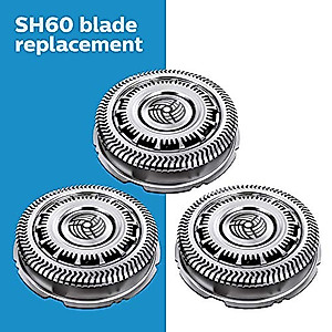 Philips Norelco Replacement Head for Series 6000 Shavers, Black, 1 Count