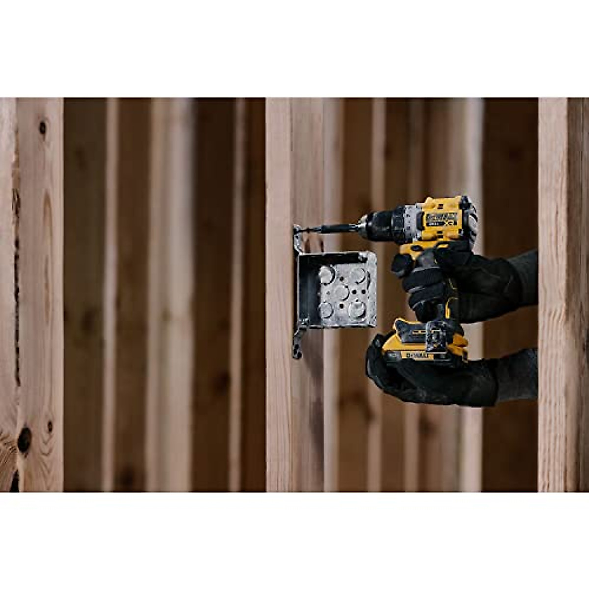 DEWALT 20V MAX* XR COMPACT DRILL/DRIVER WITH POWERSTACK BATTERIES (DCD800D1E1)
