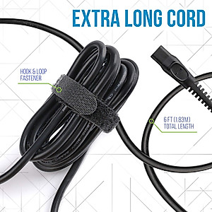 LotFancy Charger for Philips Norelco Shavers, HQ8505 Power Cord Replacement, Power Supply Adapter for Norelco Aquatec Arcitec Multigroom Razors and Trimmers, ETL Listed, 6FT Charging Cable