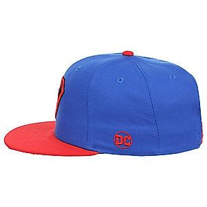 DC Comics Superman w/Comic UV Adjustable Snapback Cap RBL/RED