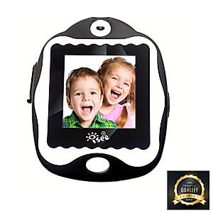 Durable Smart Watch for Kids, Digital Video Games Built in Selfie-Camera Watches, Electronics Educational Toys Kids Camera, Gadgets Games for Kids Ages 4-8 Girls Boys (Black)