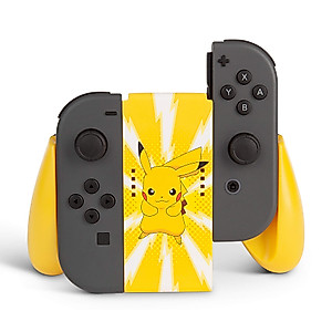 PowerA Pokemon Joy-Con Comfort Grip for Nintendo Switch - Pikachu, Works with Nintendo Switch Lite - Nintendo Switch