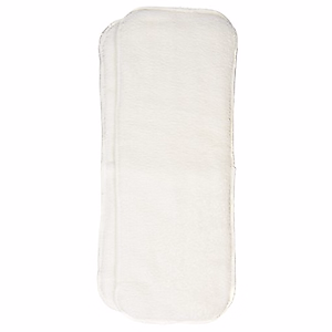 Luvable Friends 2 Count Absorbent Inserts for All-in-One Reusable Diaper, White