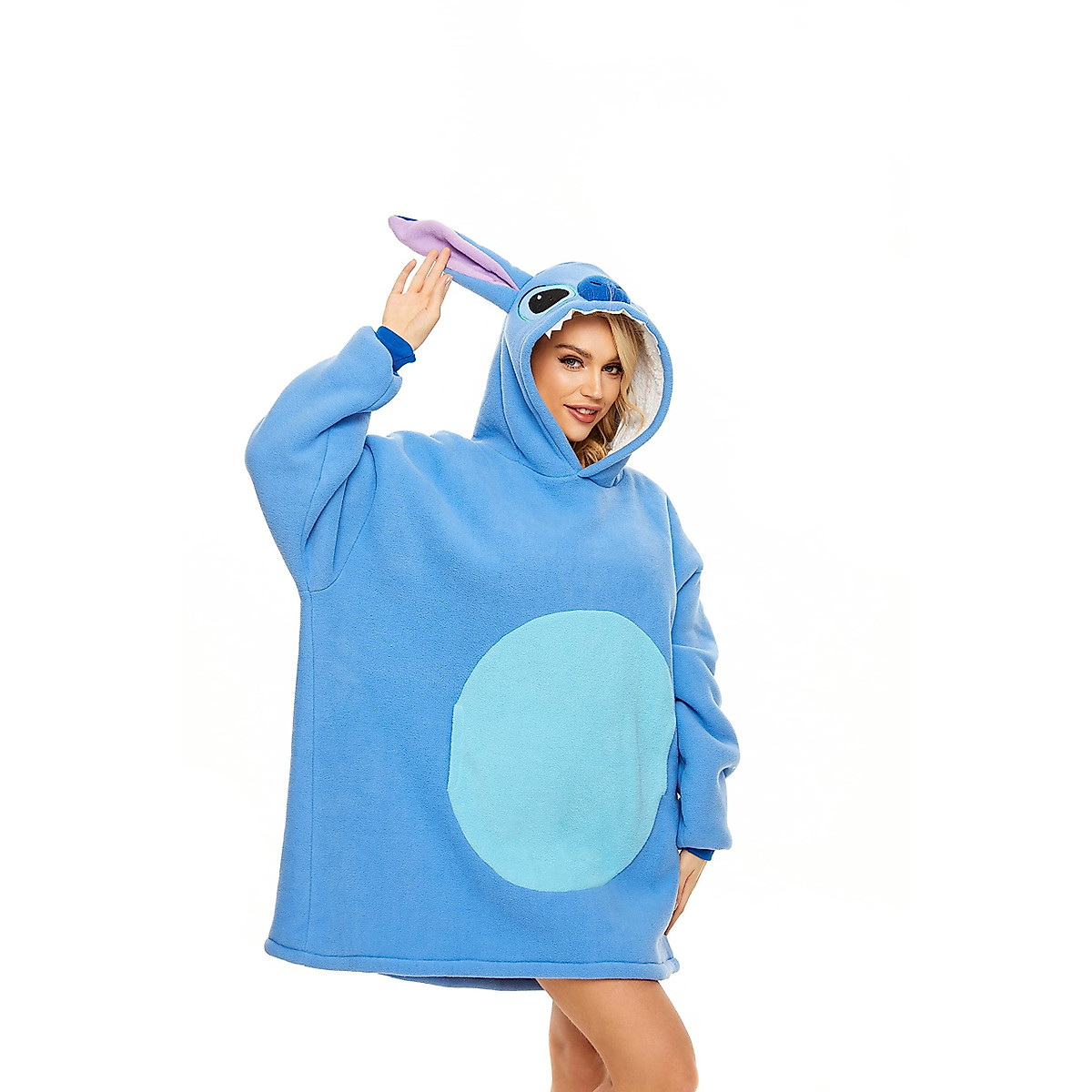 Cute Animals Blanket Onesie Hoodie Soft Warm Comfy Plush Halloween Costumes