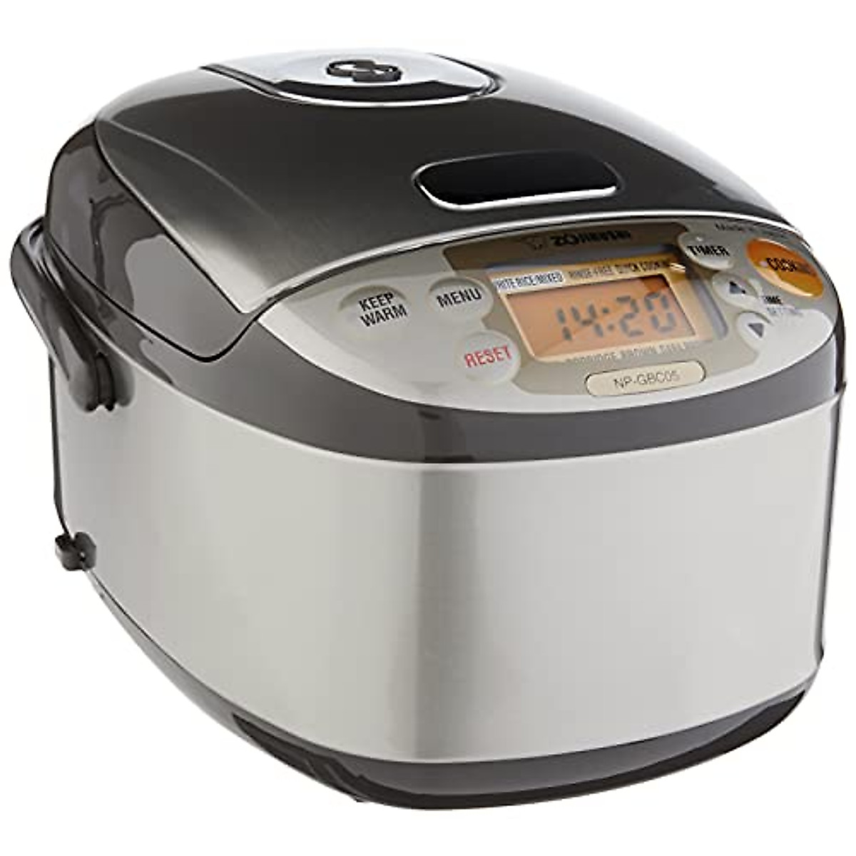 Zojirushi NP-GBC05XT Induction Heating System Rice Cooker and Warmer, 0.54 L, Stainless Dark Brown