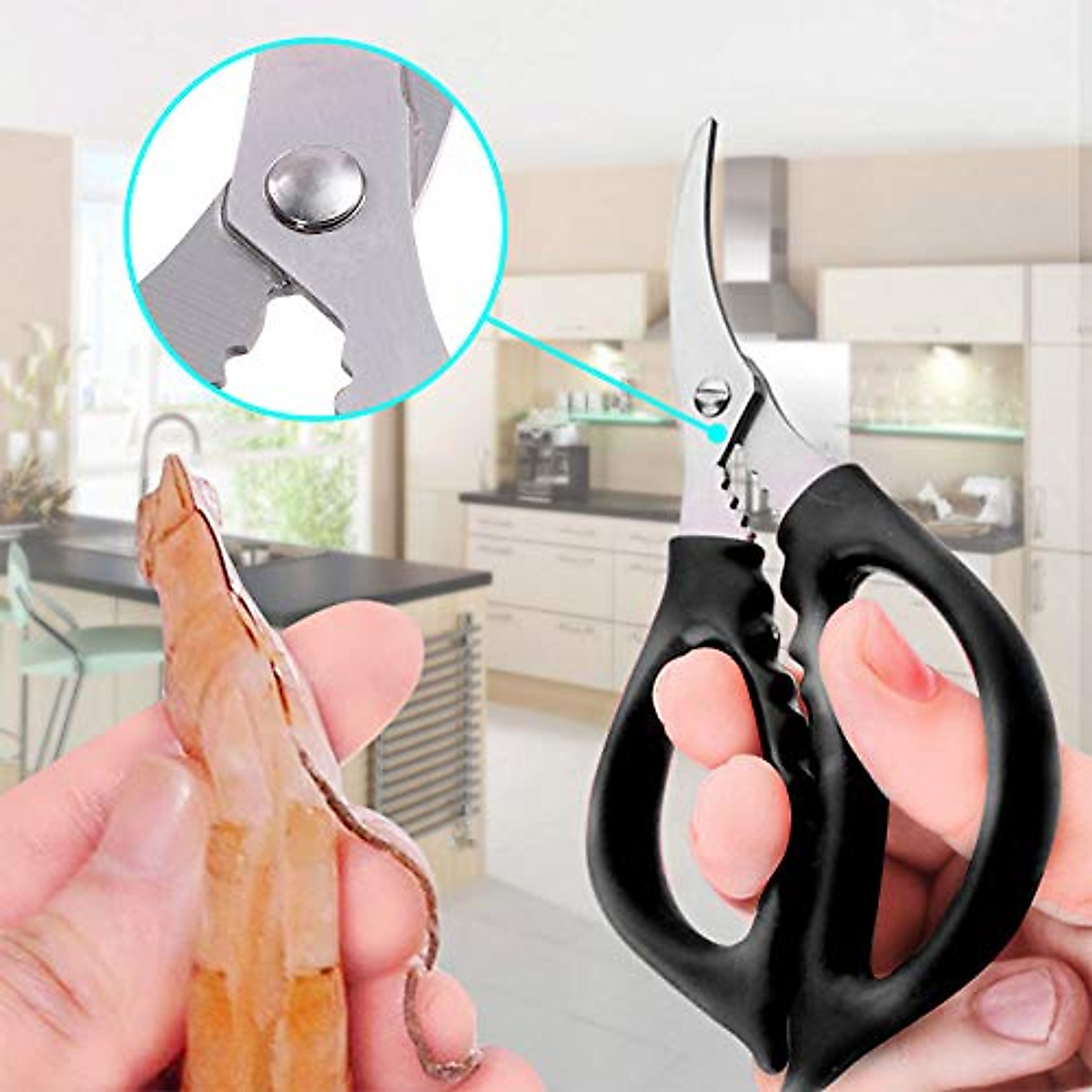 Crab Leg Crackers and Tools - 7 Piece Seafood Tools Upgrade Stainless Steel Lobster Crackers and Picks Set