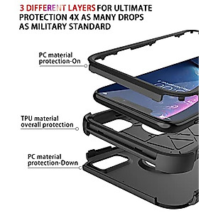 Diverbox for iPhone Xr Case [Shockproof] [Dropproof] [Dust-Proof],Heavy Duty Protection Phone Case Cover for Apple iPhone XR