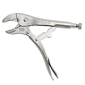 IRWIN VISE-GRIP Original Locking Pliers with Wire Cutter, Curved Jaw, 10-Inch (502L3)