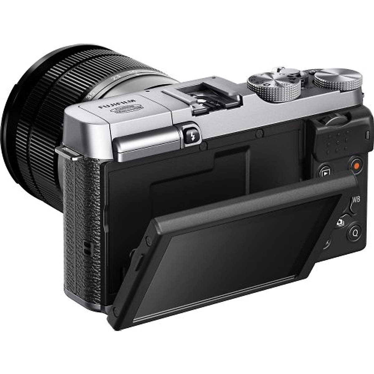 Fujifilm X-M1 Compact System 16MP Digital Camera Kit with 16-50mm Lens and 3-Inch LCD Screen (Silver)