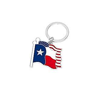 Texas Bundle Souvenir Metal Keychain 12 Pack-Texas Lone Star on Texas State Map, Don't Mess with Texas, I Love Texas, Longhorn, Texas Seal, Texas Bottle Opener, Texas Boot & More