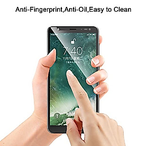 Coolpow 【 3 Pack】 Designed for ZTE Gabb Z2 Screen Protector Tempered Glass Film,9H Hardness, Ultra HD, Scratch Resistant, Easy Install, Case Friendly