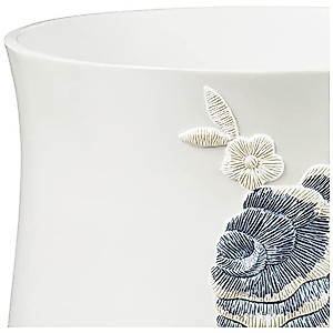 Popular Bath 971224 Blossom Rose, Waste Basket, Blue