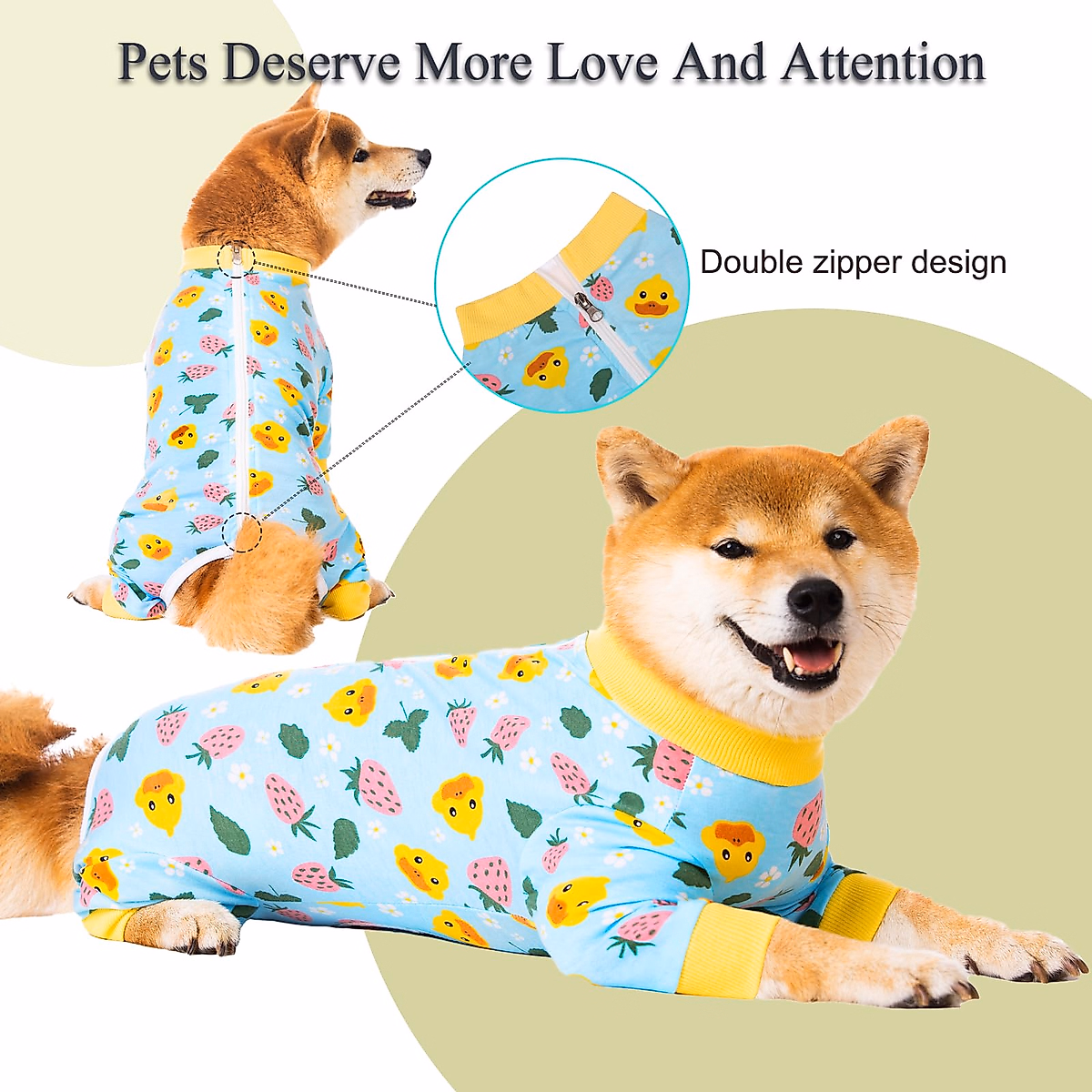 Pupsooft Dog Recovery Suit for Small Medium Large Dogs, Pet Onesie After Surgery Comfort Dog Bodysuit Anti Licking (Small, Blue)
