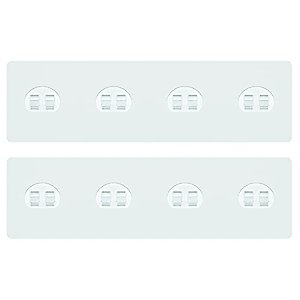 YASONIC Transparent Adhesive Strip for Stainless Steel Shower Caddies - 2 Pack