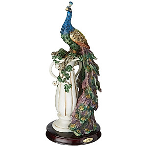 Design Toscano The Peacock's Sanctuary Sculpture