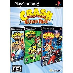 Crash Bandicoot Action Pack - PlayStation 2 (Renewed)