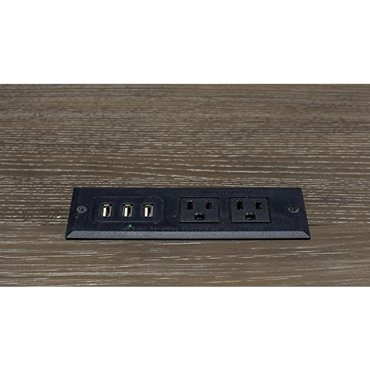 Martin Furniture Desk And Return, Weathered Dove