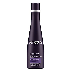 Nexxus Keraphix Shampoo for Damaged Hair Keraphix with ProteinFusion Silicone-Free with Keratin Protein and Black Rice 13.5 oz