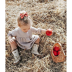 24 PCS Baby Girls Hair Clips Set,Hair Bows Barrettes Handmade Accessories Alligator Clip for Babies Infant Toddlers Little Kids Teens