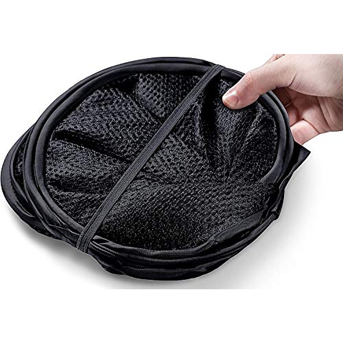 DYT Mesh Pop up Laundry Hamper, Collapsible Clothes Hampers, Easy to Carry with Portable Handles