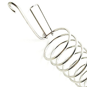 Heaven2017 Spiral Birds Feeder, Stainless Steel Millet Treat Fruit Holder for Parrot