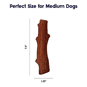 Petstages Dogwood Wood Alternative Dog Chew Toy, Mesquite, Medium