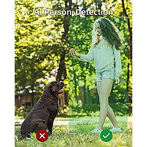 Security Cameras Wireless Outdoor with Solar Panel: 1080p WiFi Camera Rechargeable Battery Powered Night Vision for Home Outside Video Surveillance System Works with Adorcam App