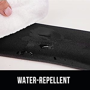 Gorilla Grip Soft Gel Memory Foam Ergonomic Wrist Rest, Slip Resistant, Comfortable Keyboard and Mouse Pad Cushion Set, Typing Pain Relief, Support for Office Computer Desks, Laptops, Gaming, Black