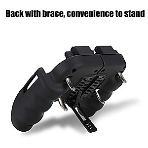DAUERHAFT Heat Dissipation Gamepad, Push Trigger Design Mechanical Keystroke Feel Game Auxiliary Key for Phones Under 6.5inch for Mobile Phone